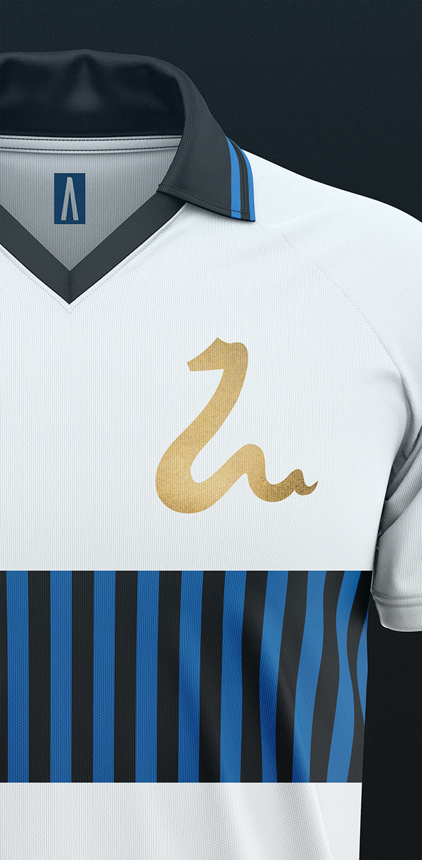 Inter Milan 'Golden Snake' Retro Concept Kits By Rupertgraphic - Footy ...