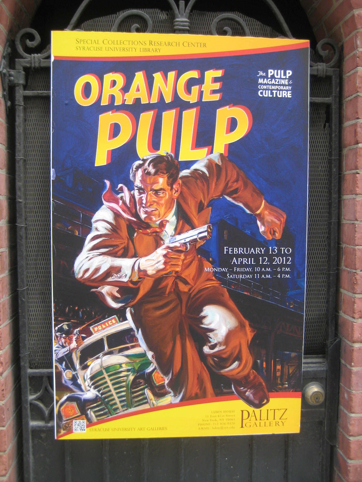 Timely-Atlas-Comics: Pulp Art Exhibition at Syracuse University NYC ...