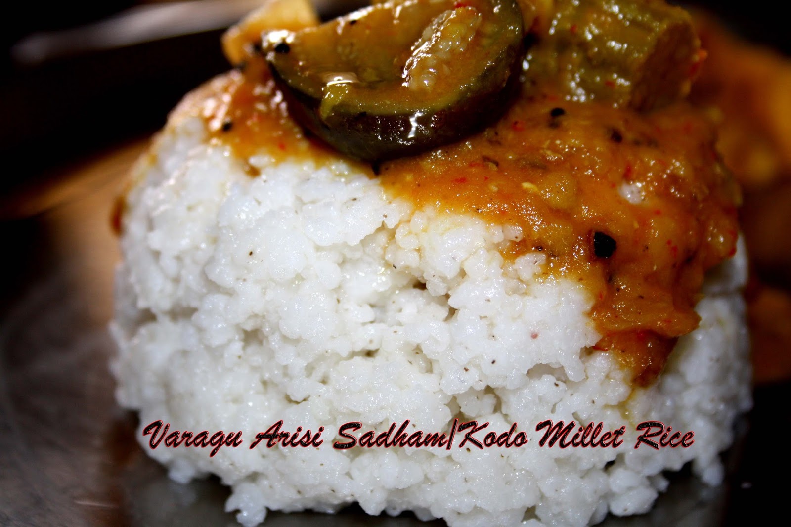 CooknDine....: Varagu Arisi Sadham/Kodo Millet Rice