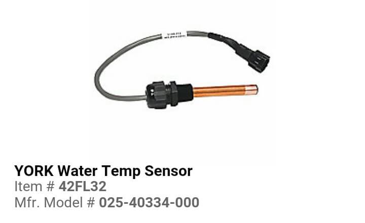 YORK SENSOR TEMP 025 40334 000