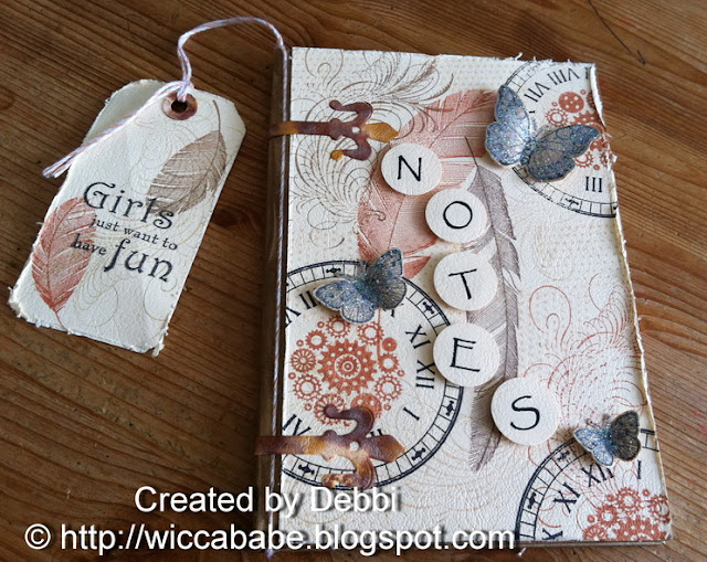 The Crafty Cuttings of Wiccababe: Altered Notebook