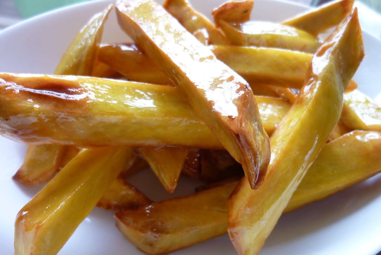 INCREDIBLE RECIPES: Jejari Ubi Keledek Goreng Sadur Gula