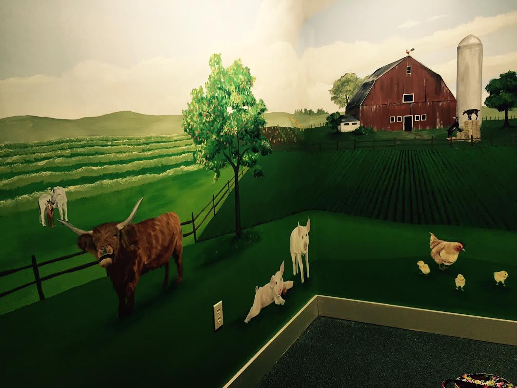 The Barkalows: Barn mural