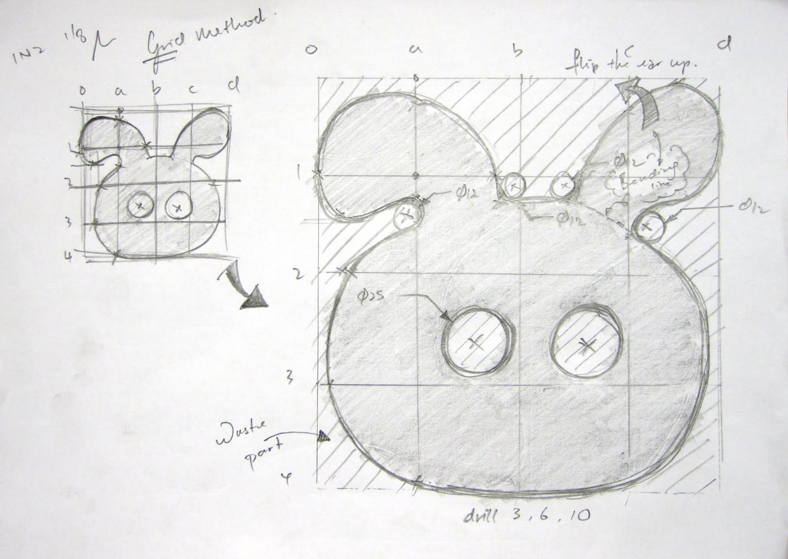 Design & Technology (Singapore): Grid Method - Transferring Refined ...