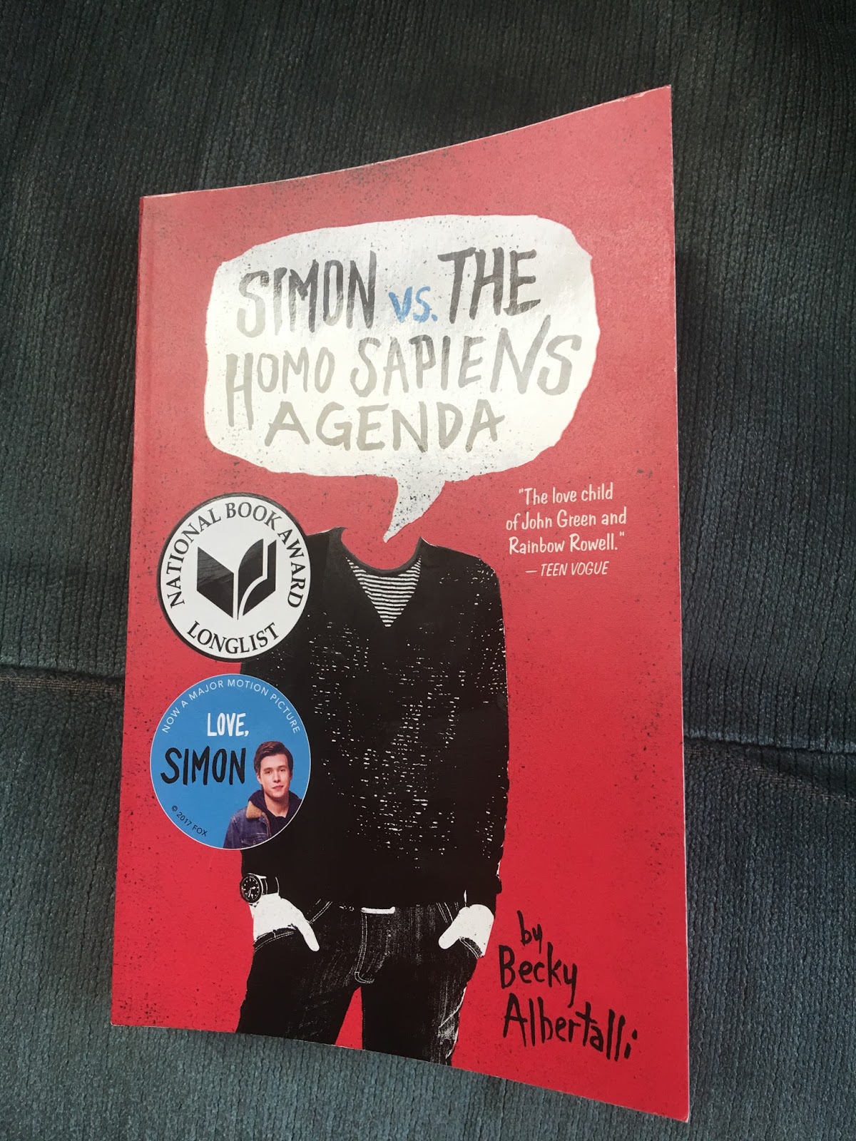 #24in52 For 2018: Book 6: Simon vs. the Homo Sapiens Agenda
