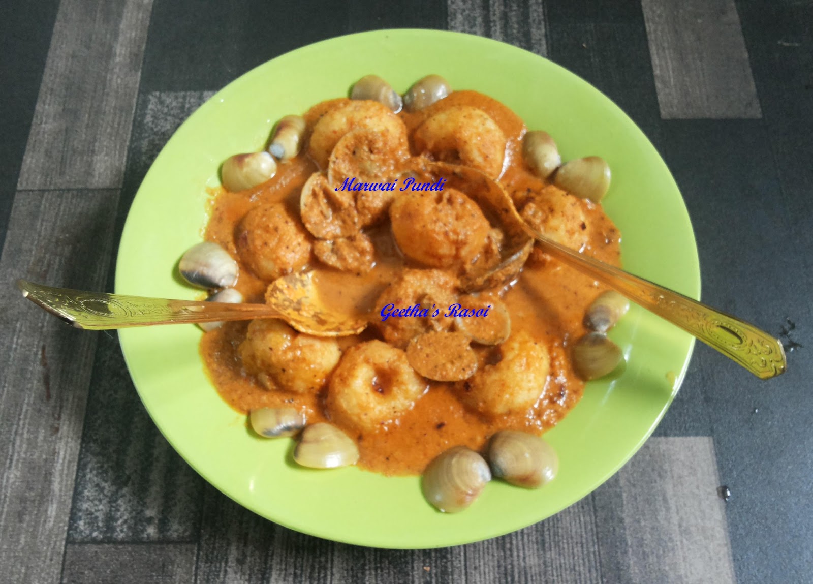 Geetha's Rasoi...: Marwai pundi