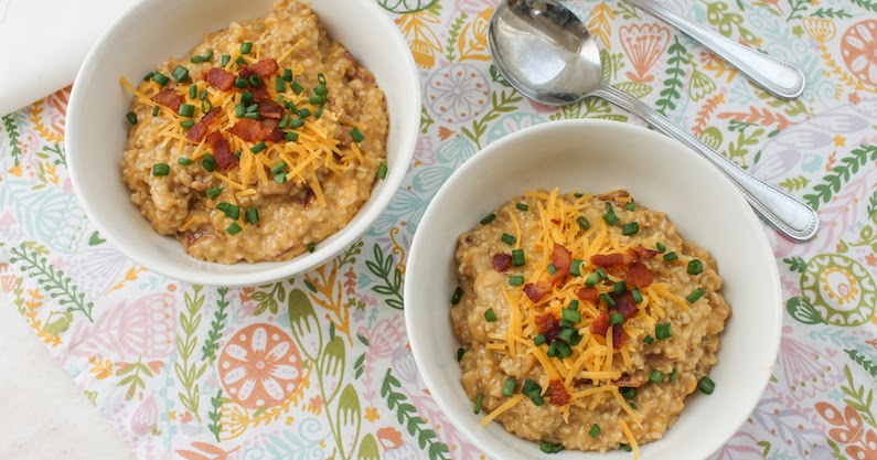 Food Lust People Love: Spicy Cheesy Bacon Oatmeal #FoodieExtravaganza