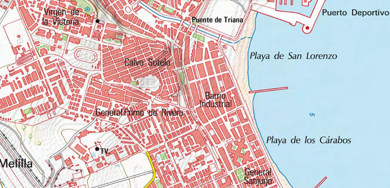 Fotografías de MELILLA: Mapa de Melilla