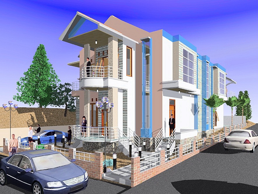 HCDspeedyard: Contoh Produk Revit Building Exterior