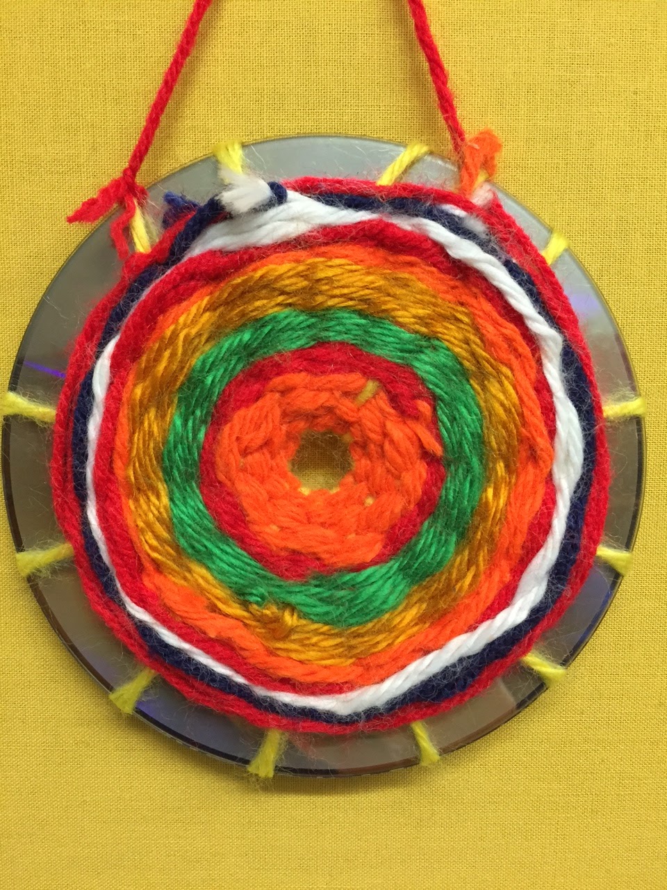Ms. Curry's Art Room : Third Grade CD Weaving