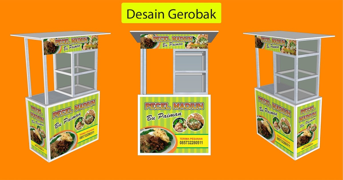 Desain Stiker Rombong Pecel ~ Desain Grafis dan Percetakan online