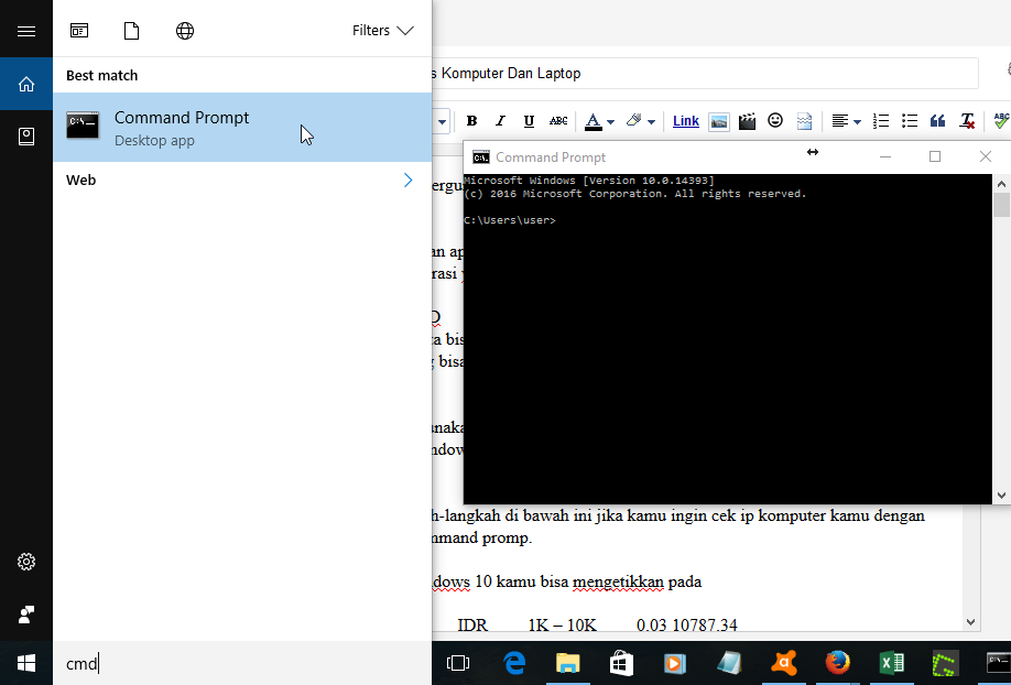 2 Cara Cek Ip Address Komputer Dan Laptop Tanpa Software Di Windows ...
