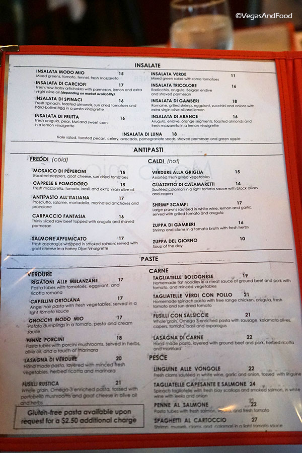 Modo Mio Cucina Rustica - Pacific Palisades - Vegas and Food