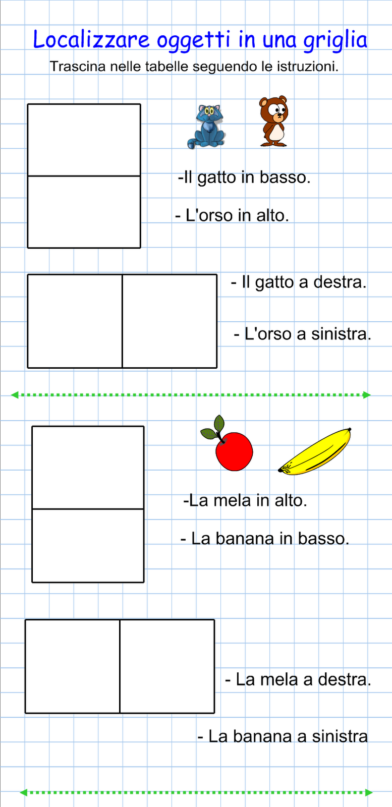 Scuola Primaria Rango: IN ALTO, IN BASSO, A DESTRA E A SINISTRA