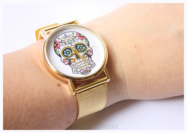 La Coqueteria: Reloj calavera mexicana