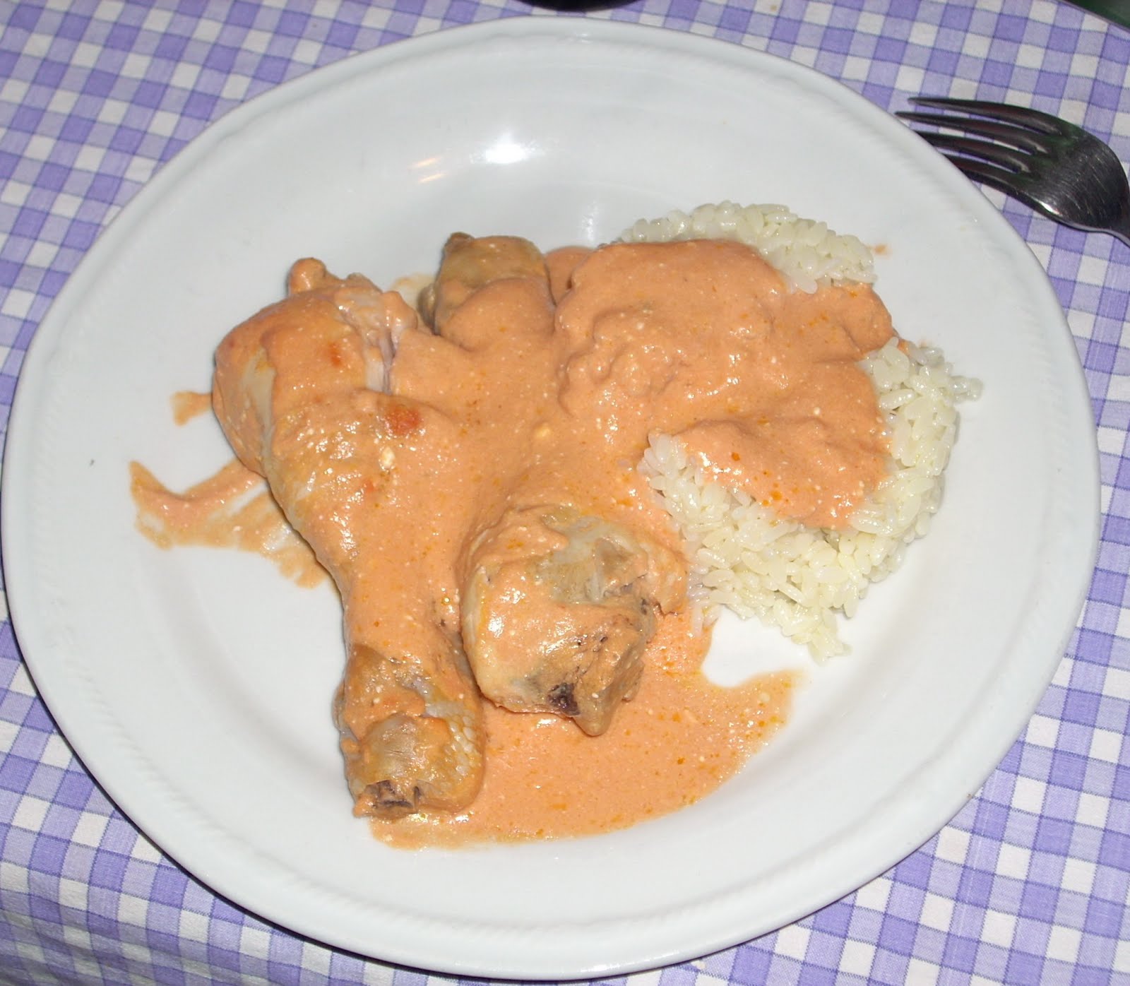 Pollo en Salsa Rosa - Cocina Italiana - Receta Italiana