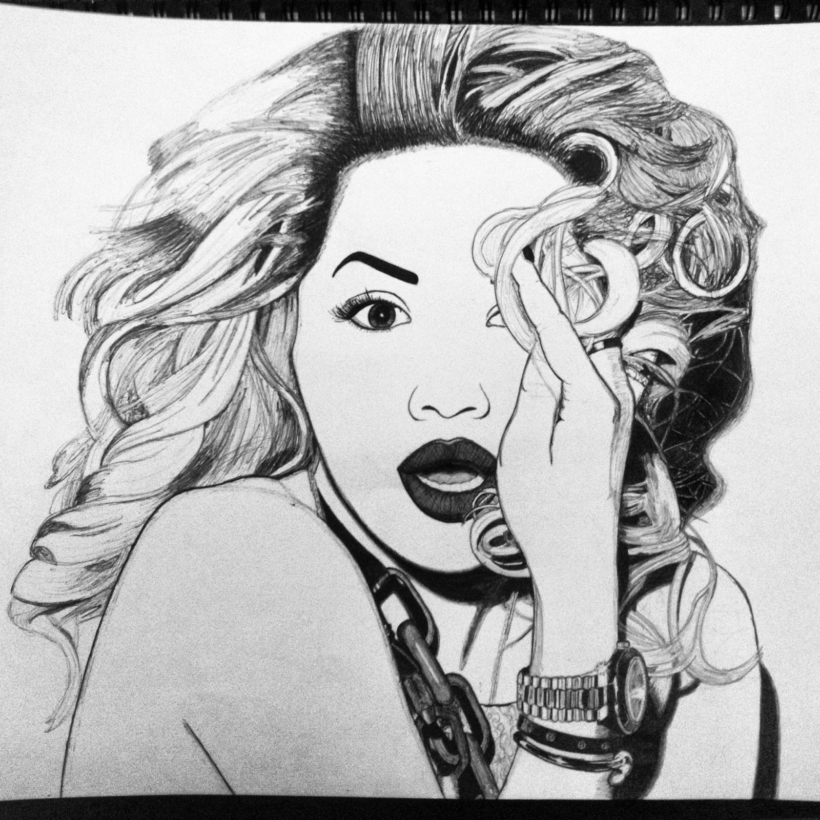 Studsandstilettonails | Music & Fashion Blog: Rita Ora Drawing