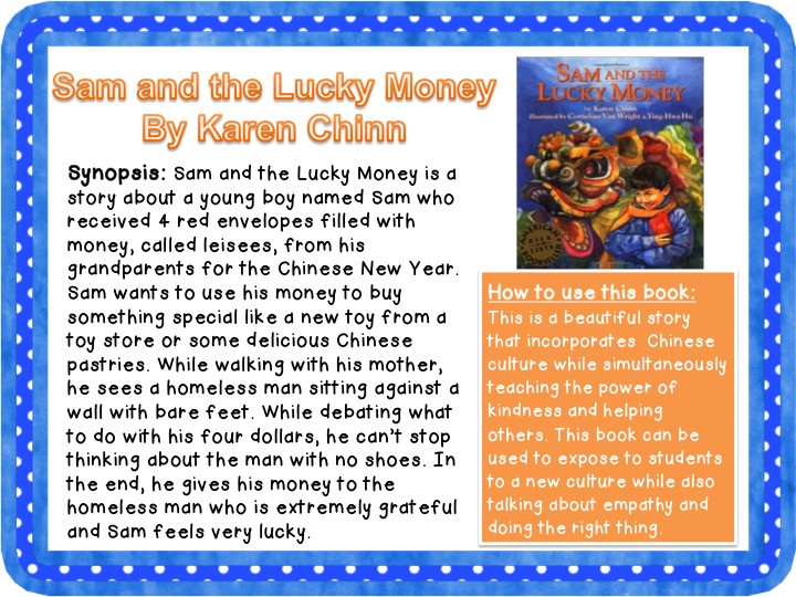 The Book Butterfly: Book Review Tuesday - Sam and the Lucky Money