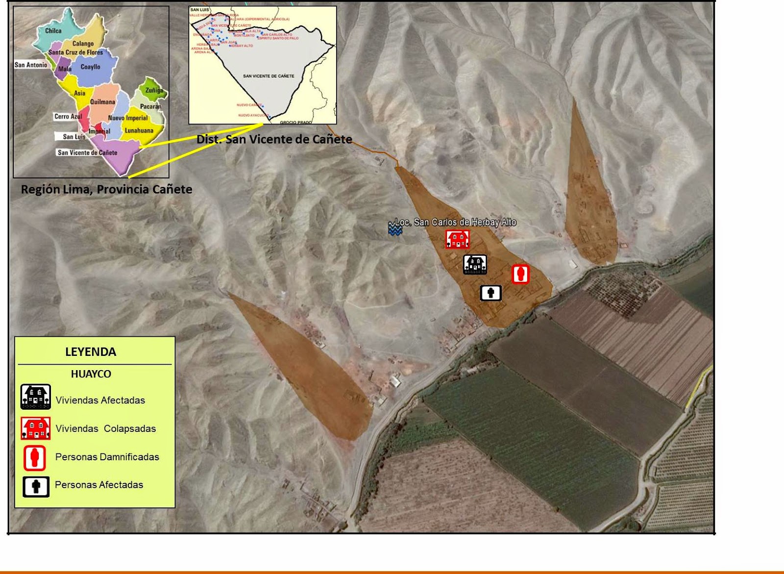 SIN CENSURA: CAÑETE: HUAICO AFECTA SAN VICENTE Y LUNAHUANA - REPORTE DE ...