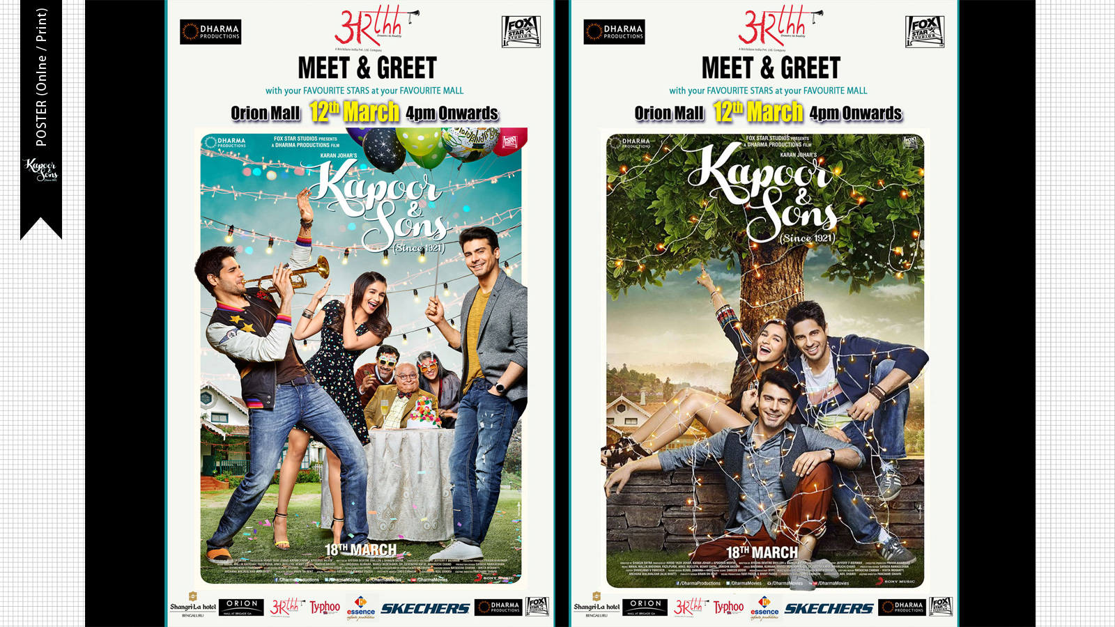 Brand Promoter: Creatives for Event (Movie Promotion - Kapoor & Sons ...