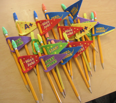 Polka-Dotty Place: Pencil Flags