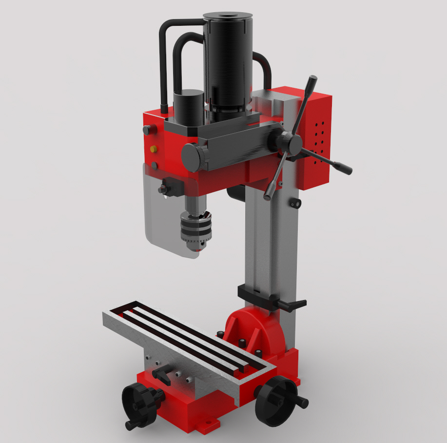 Harbor Freight Mini Mill || Download free 3D models everyday #100261