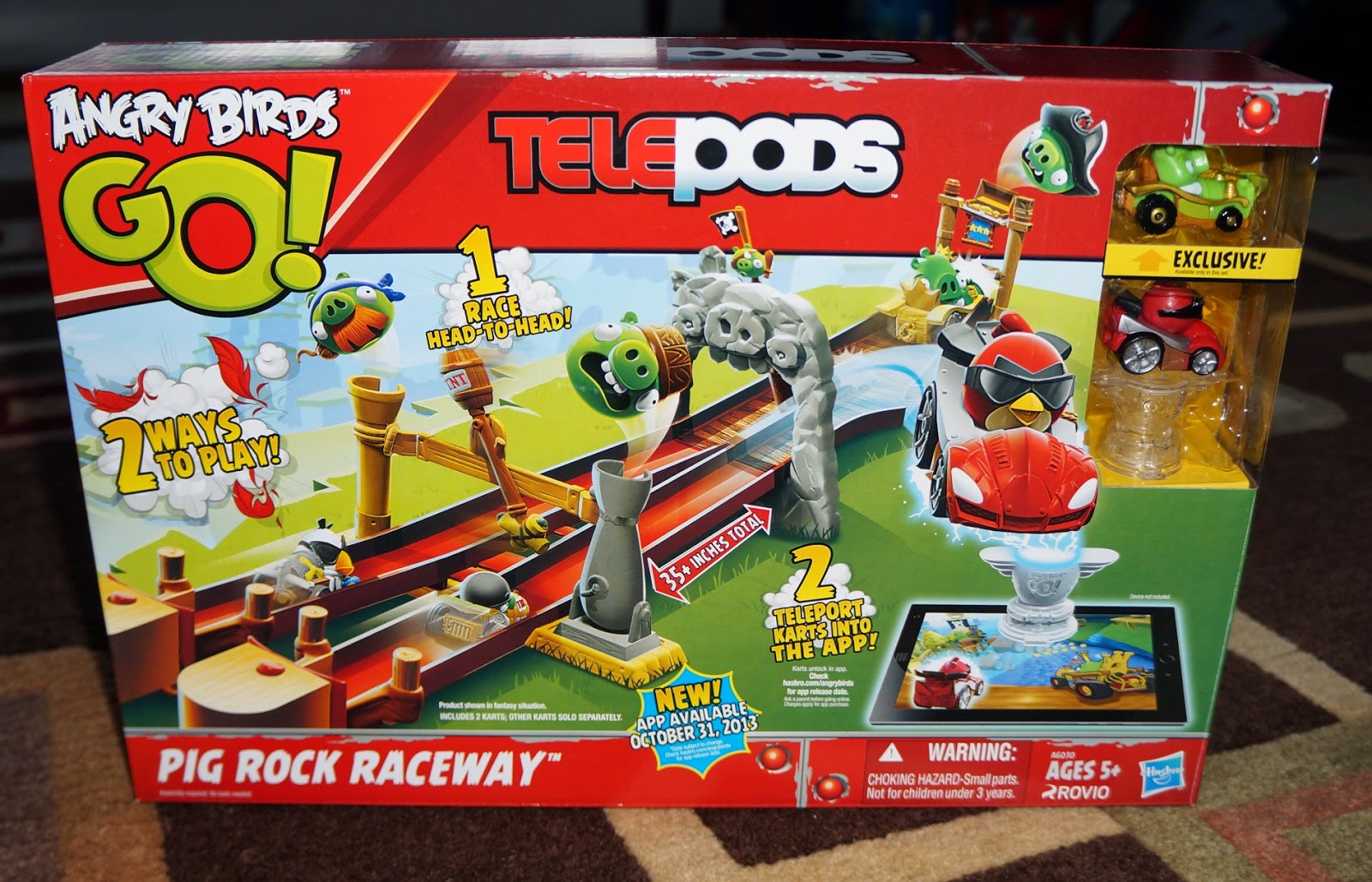 Evan and Lauren's Cool Blog: 12/28/13: Win Angry Birds Go! Telepods Pig ...