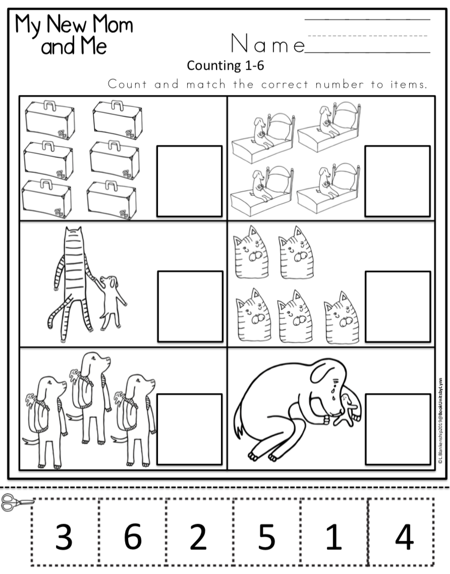 MY NEW MOM AND ME BOOK UNIT ~ Book Units by Lynn