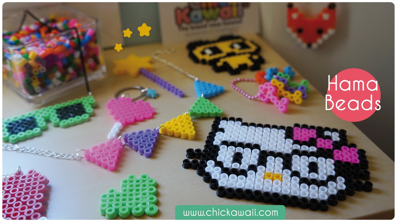 Chic Kawaii: Ideas Hama beads muy kawaii! ♥