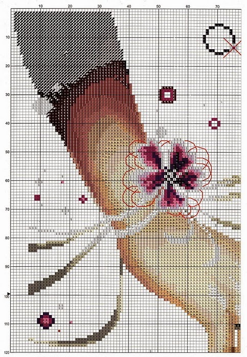 GRAFICOS PUNTO DE CRUZ GRATIS : BODAS(45)