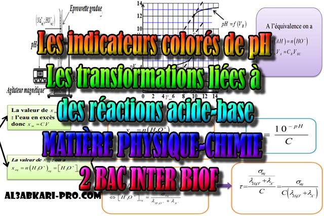 Les indicateurs colorés de pH PDF
