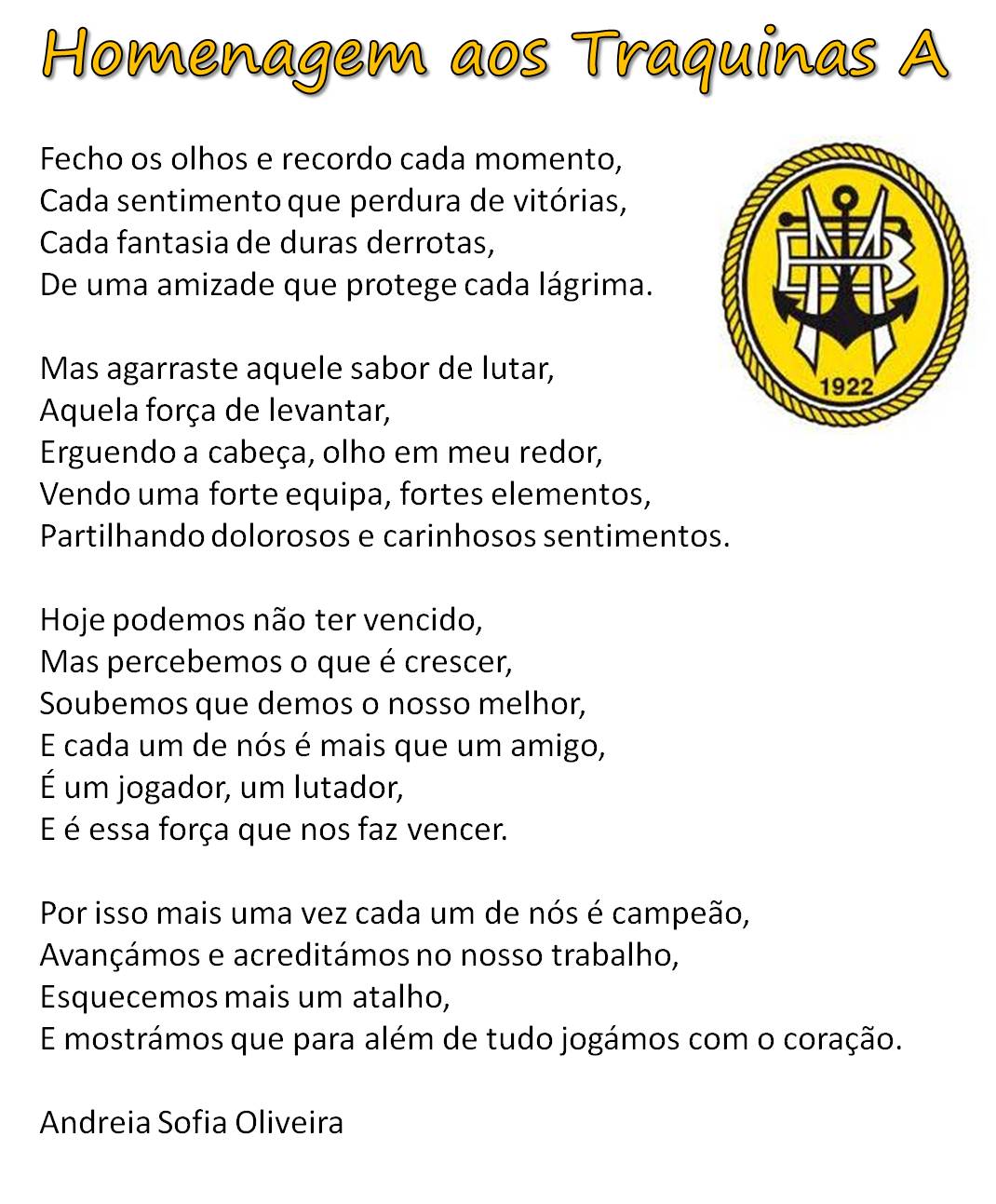Academia de Futebol: Futebol também é poesia