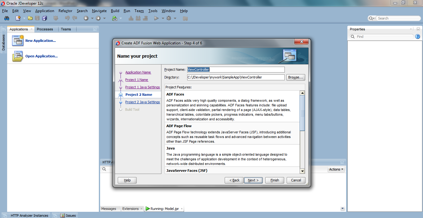 How To Create An Oracle Adf Fusion Web Application ~ Oracle Adf 12c Application Development