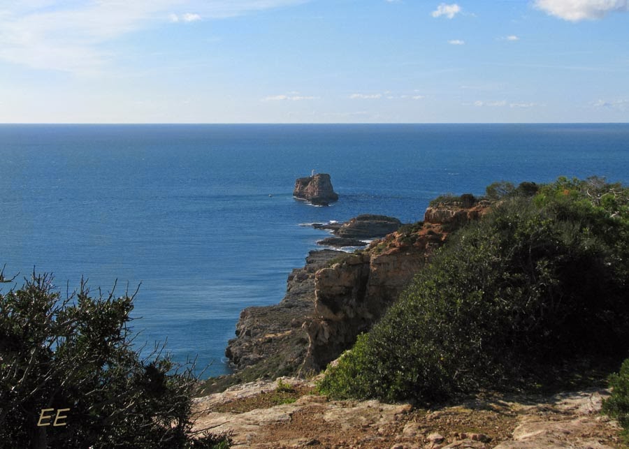 Mallorca es así también: Punta de El Toro - rodeada de azules