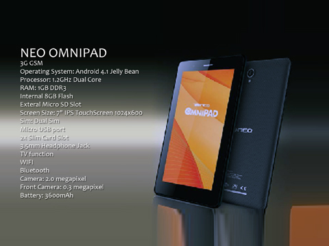 Neo Omnipad tablet (Price and Key Features) - Gadget Manila