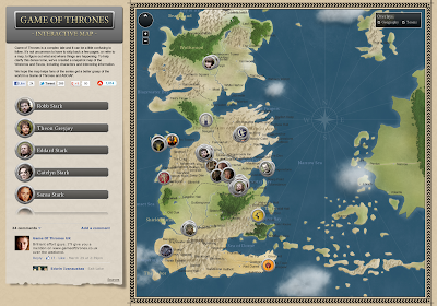 Game Of Thrones: Game Of Thrones Map