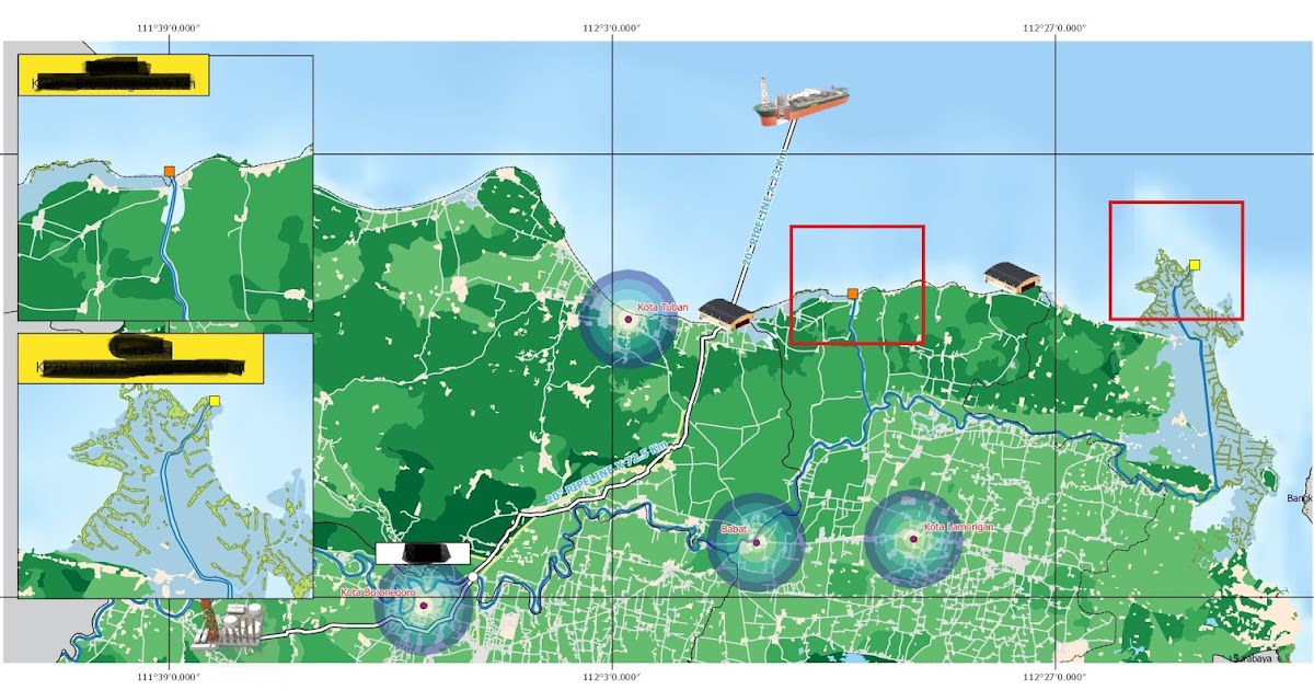 Bojonegoro QGIS Map Layout