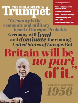 Living Armstrongism: Overview of the August 2016 Issue of PCG's ...