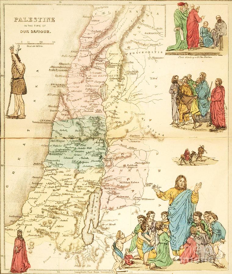 Palestinez - harta gjeografike e palestinez - Shqipëria Express