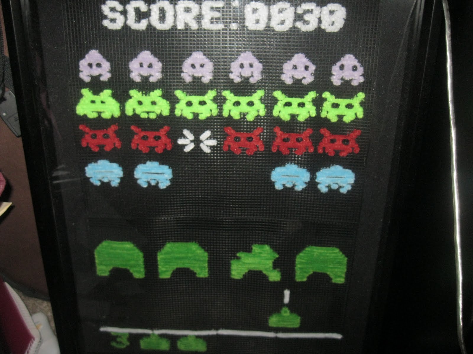 Soul Surfing: Space Invaders Grid Art