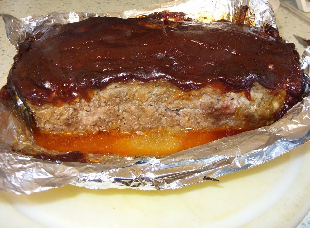 BBQ meatloaf man pleasing food