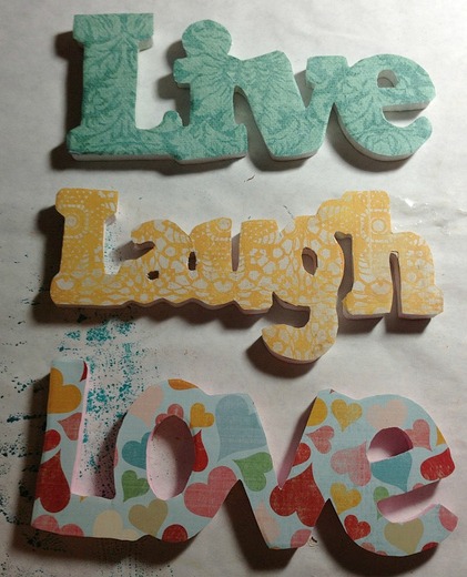 Unfolding Creatively: DIY :: Customized Word Art