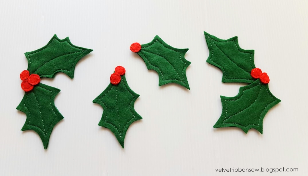 Christmas Crafts #2 : Holly Leaves And Berries