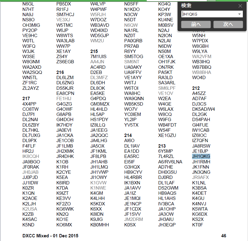 JH1QKG: DXCC Application Received
