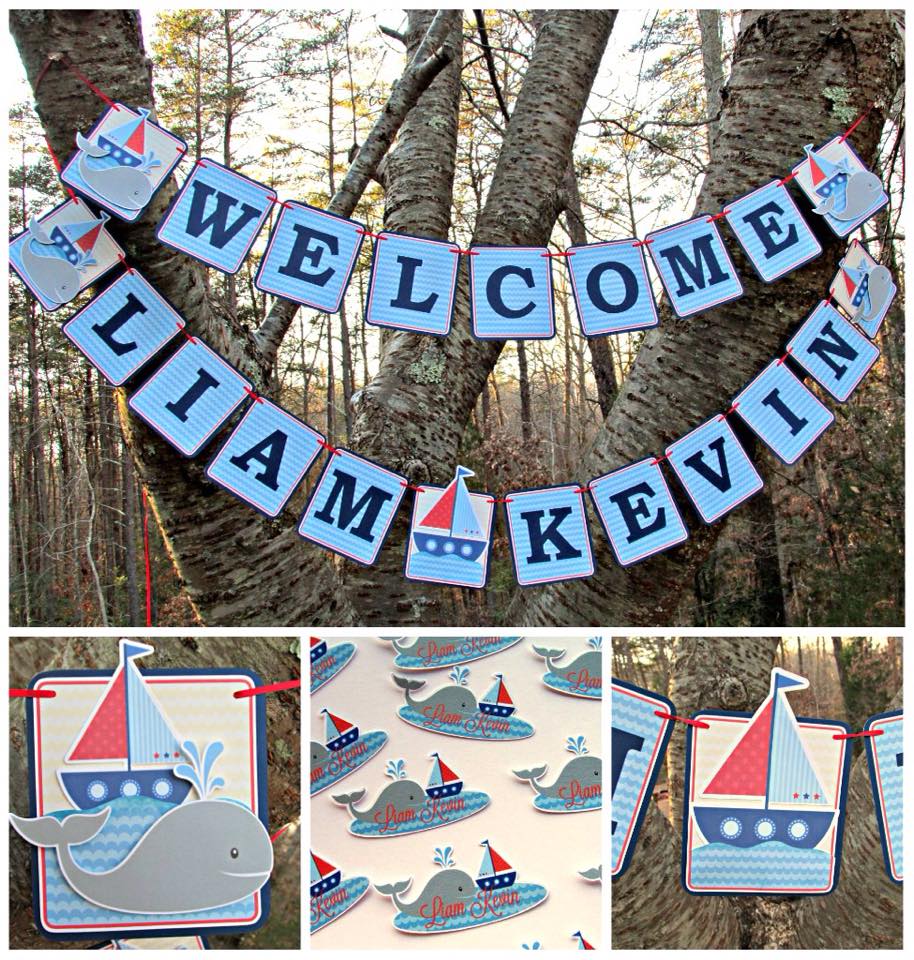 Missy Made It!: Nautical Themed Banner - Liam Kevin