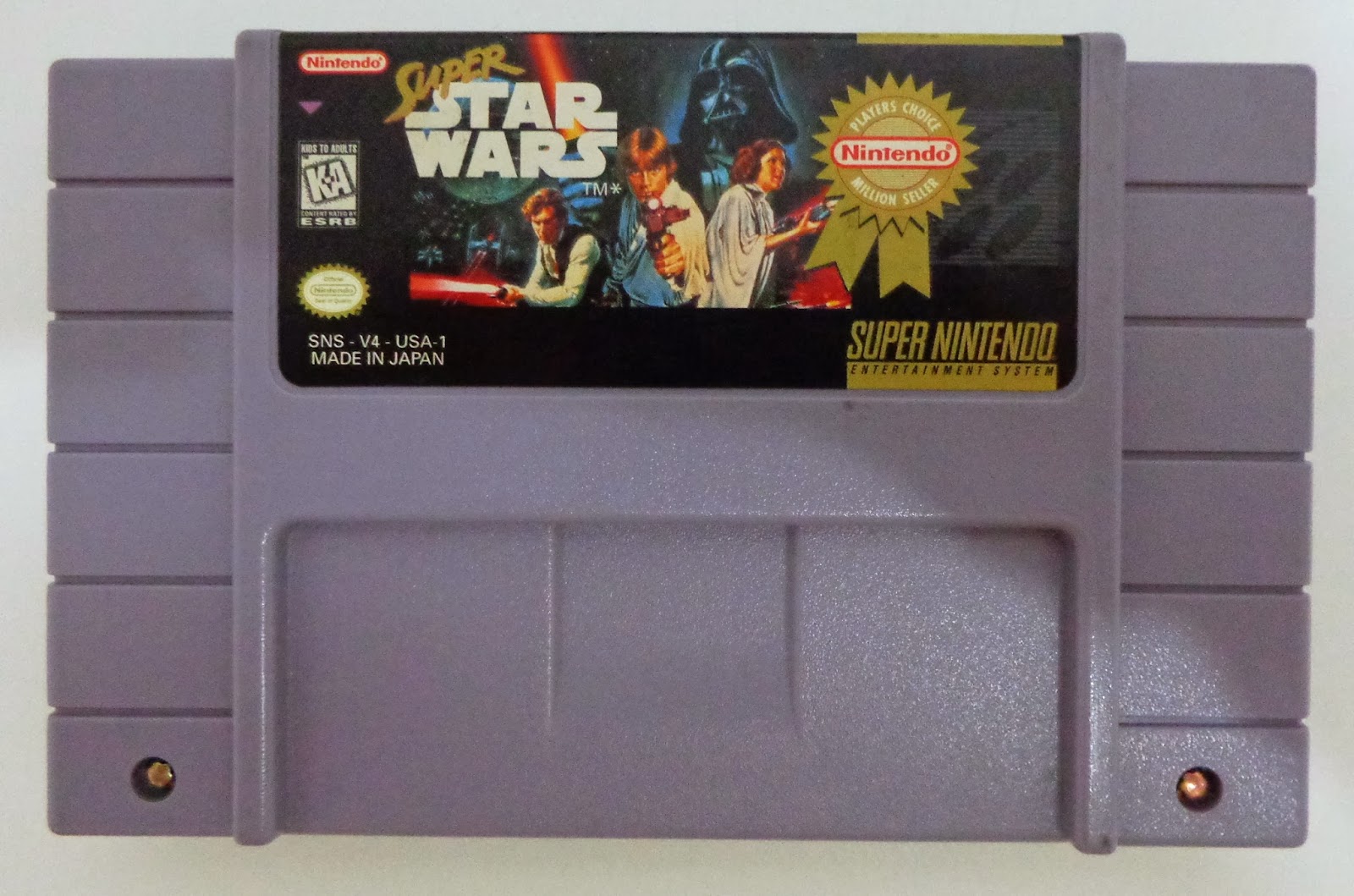 Coleção de snes: Super Star Wars.