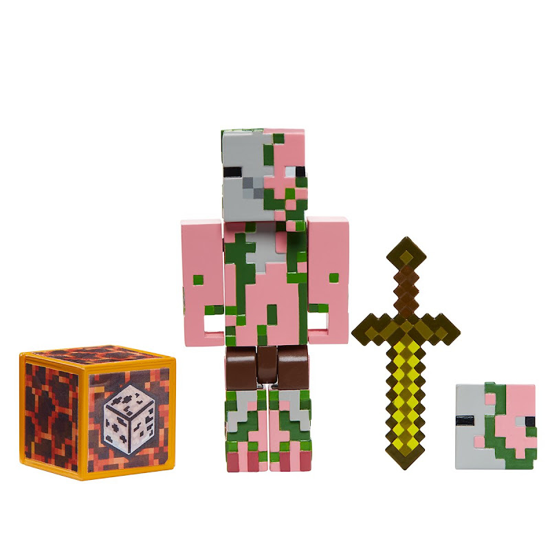 Minecraft Zombie Pigman Comic Maker Series 6 Figure | Minecraft Merch