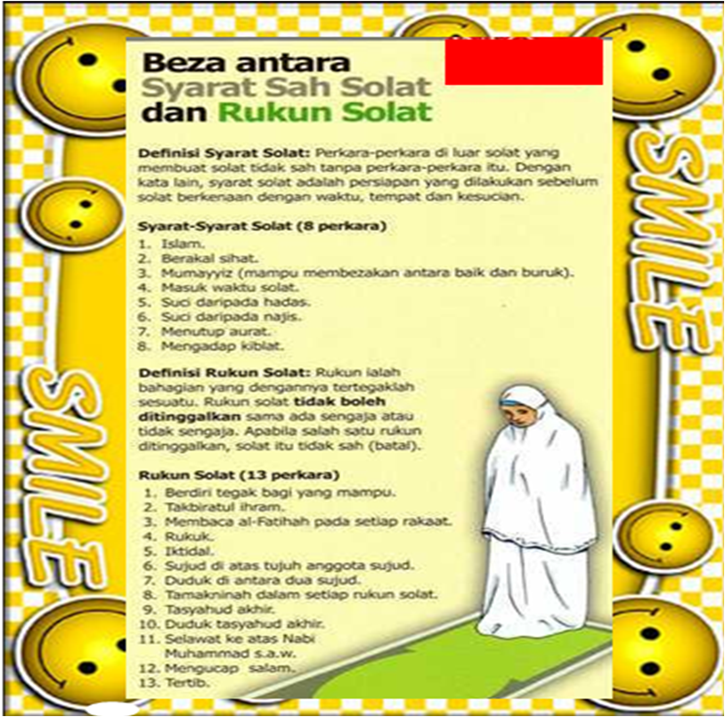 PEMBELAJARAN PENDIDIKAN ISLAM BERSAMA USTAZAH HANA: rukun solat