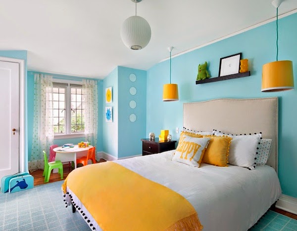 Colors + Kids room.