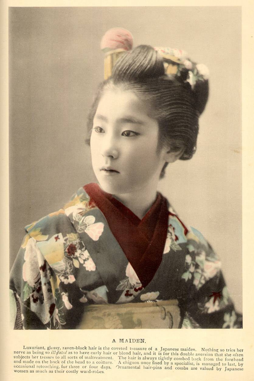 34 Beautiful Hand Tinted Color Photographs Illustrate Japanese Customs ...